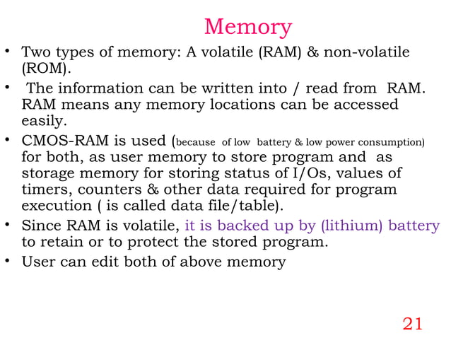 PLC Introduction Details | PPT | Computer Peripherals | Computing