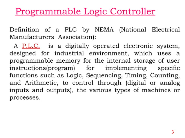 PLC Introduction Details | PPT | Computer Peripherals | Computing