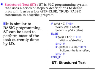 PLC Introduction Details | PPT