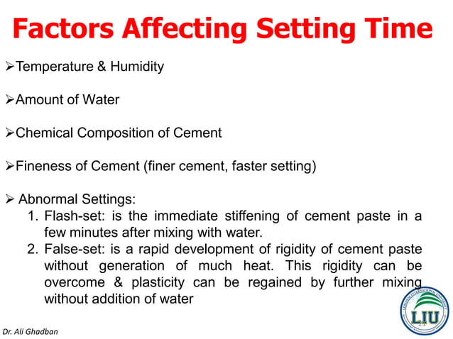 Chapter 5_Portland Cement_Lecture 3.pdf | Chemistry | Science