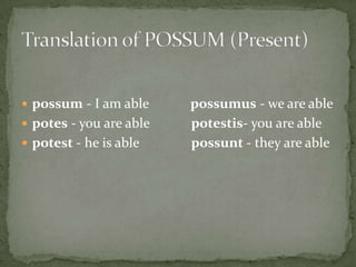 Chapter 5 Possum | PPT