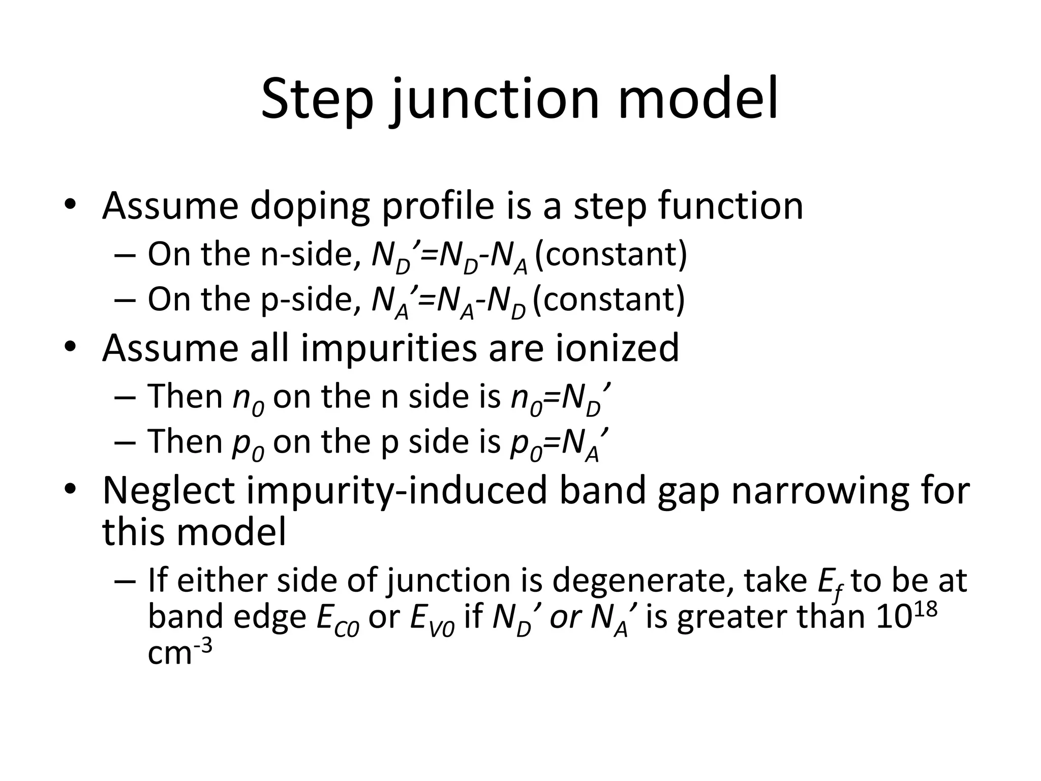 Fundamentals of Semiconductor Devices | PPTX