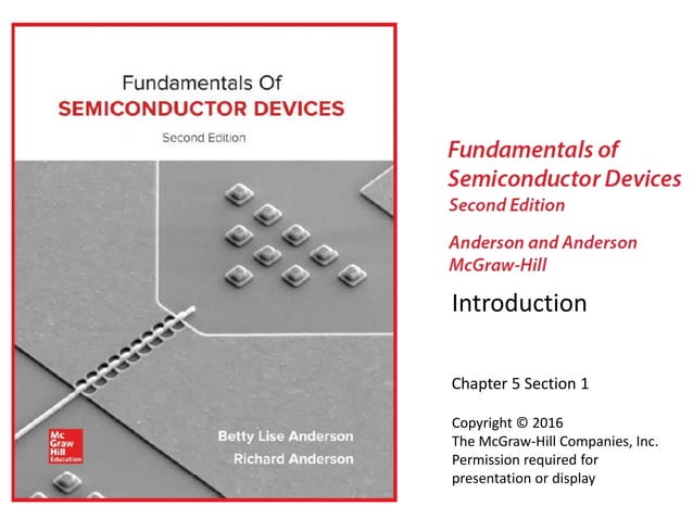 Fundamentals of Semiconductor Devices | PPTX