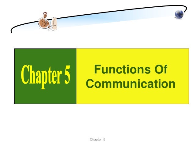 Functions of Communication