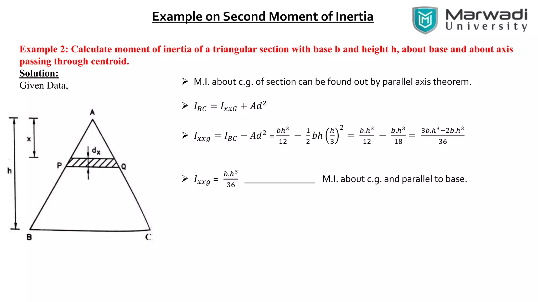 Moment of Inertia by Prof. Malay Badodariya | PPTX