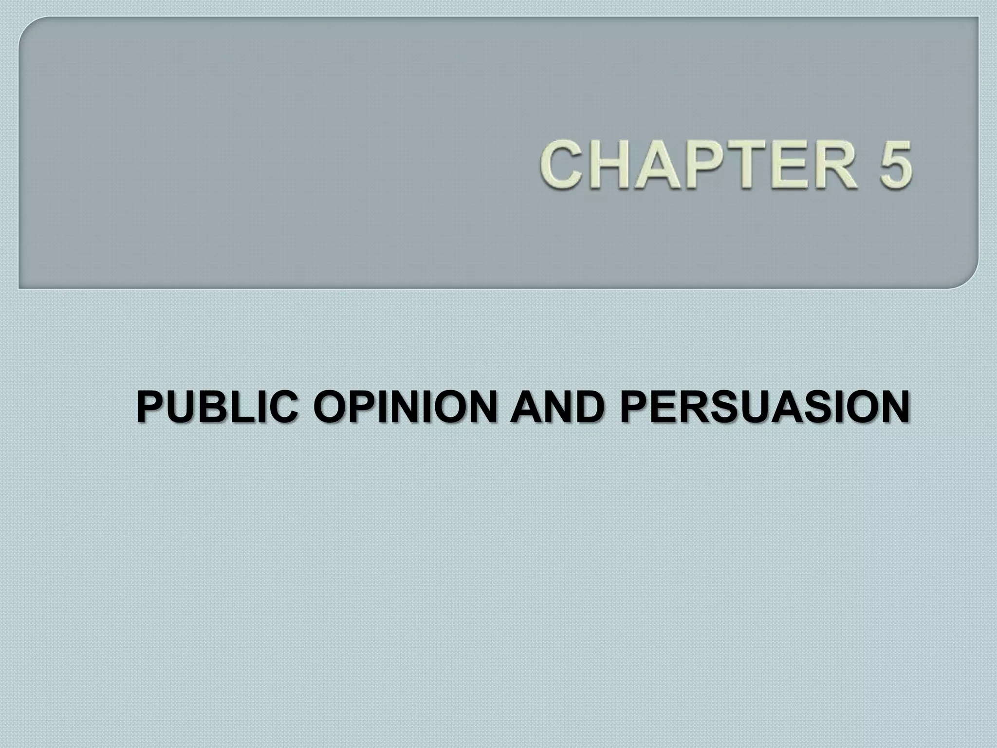 Chapter 5 PUBLIC RELATION | PPT