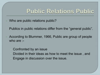 Chapter 5 PUBLIC RELATION | PPT