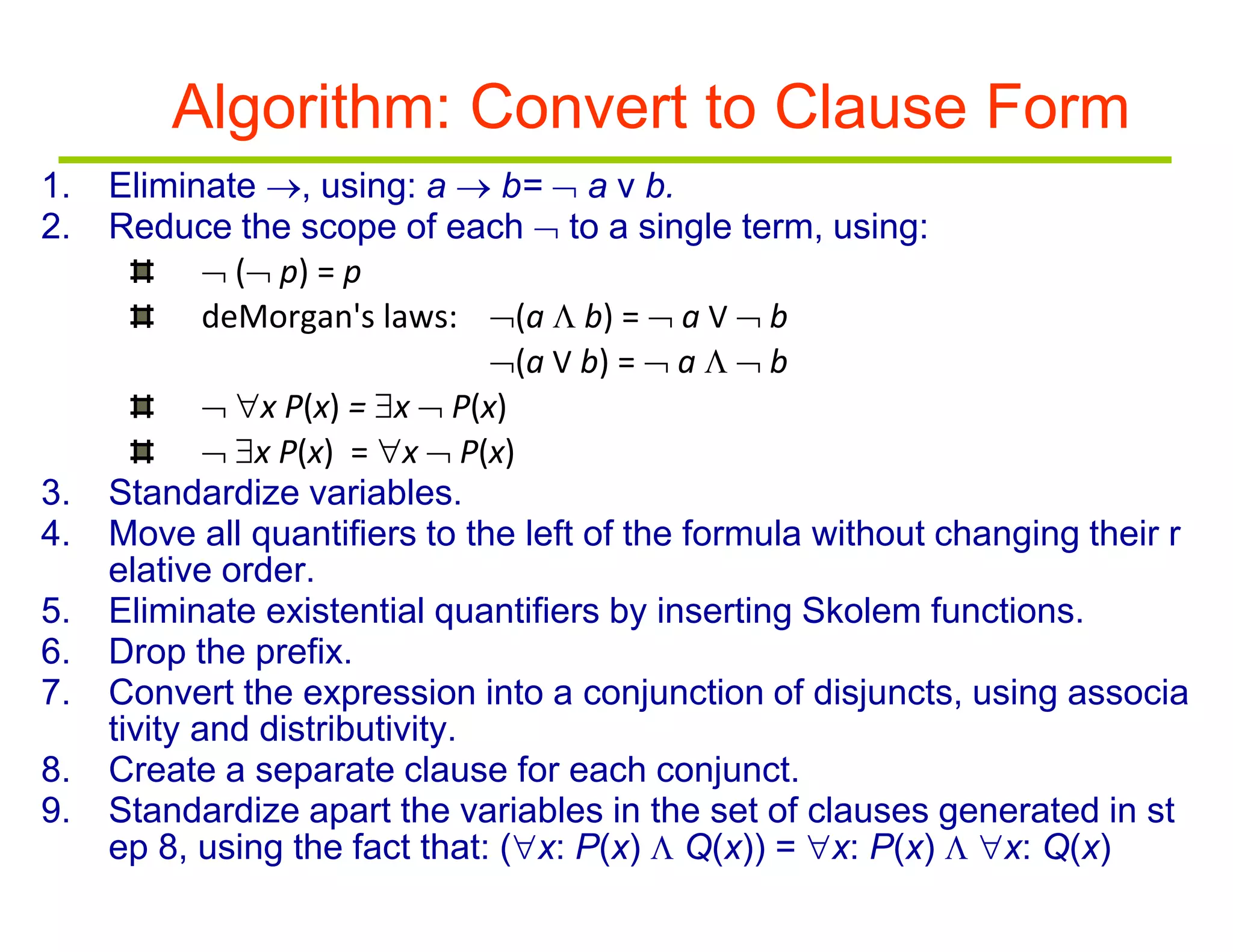 Predicate logic | PPTX