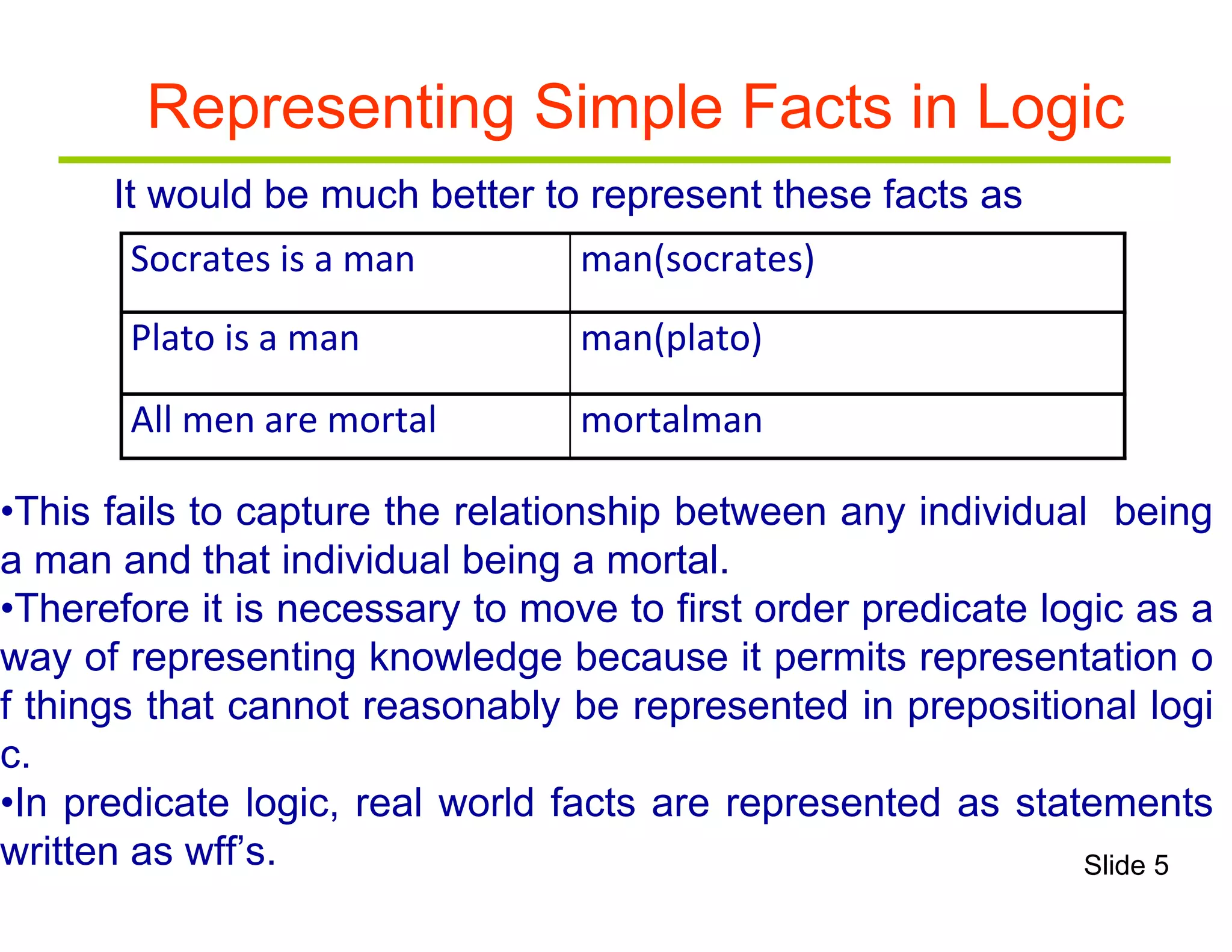 Predicate logic | PPTX
