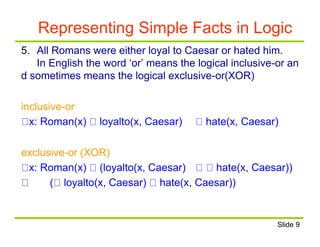 Predicate logic | PPTX