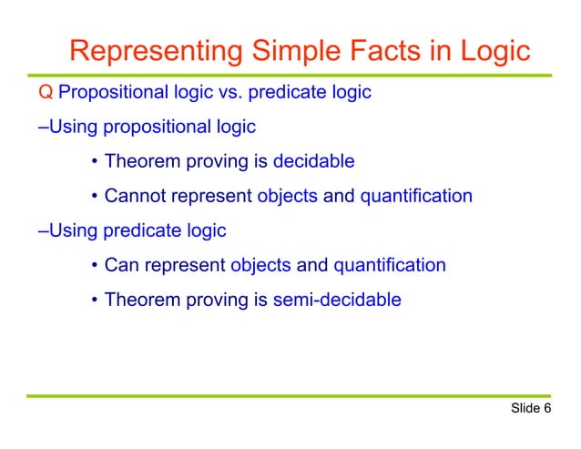 Predicate logic