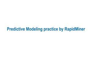 Chapter 5 Predictivemodeling For Data Mining Pptx
