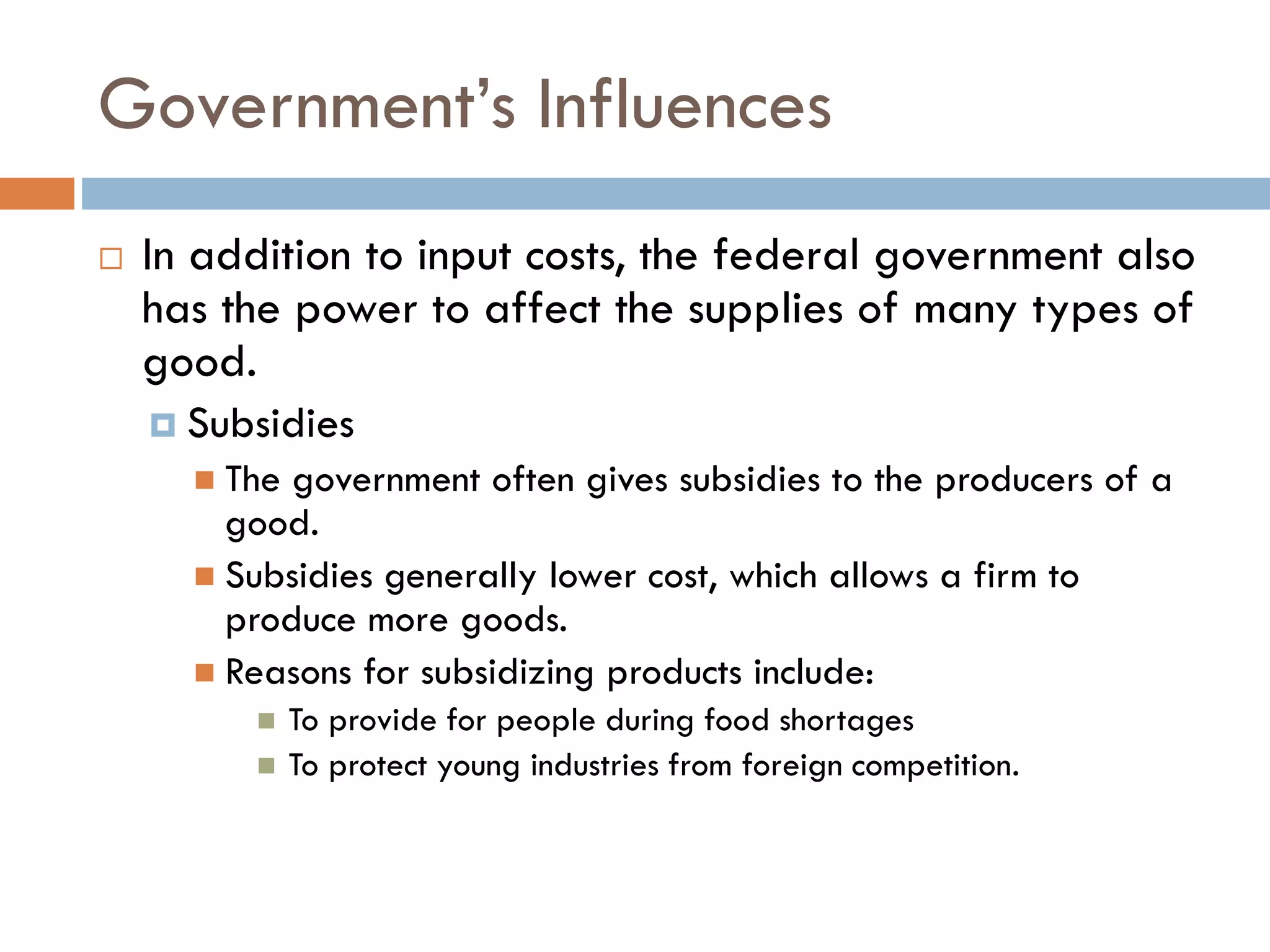 Economics: Chapter 5 | PPTX