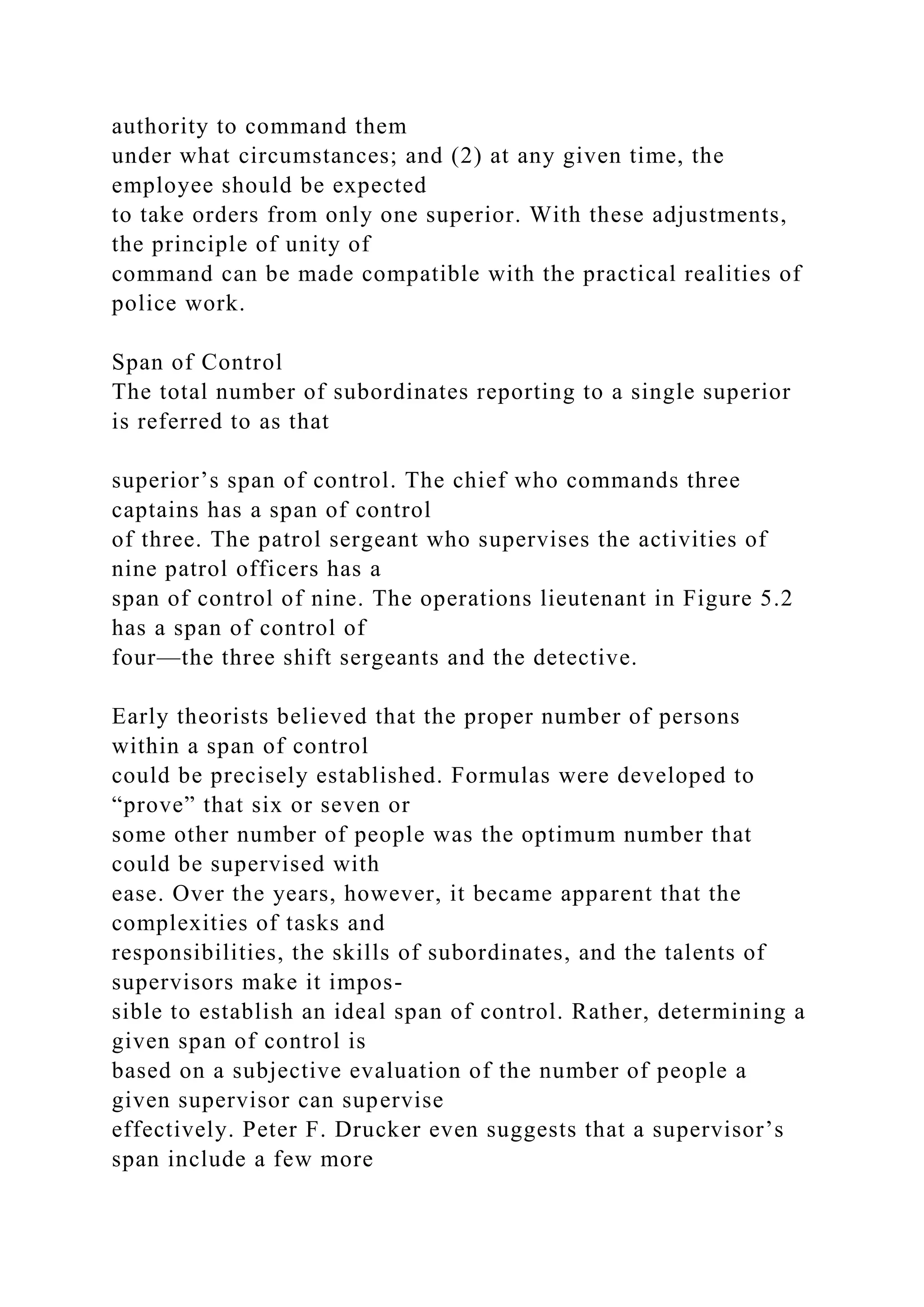 CHAPTER 5 Principles and Policies in the Police Organizatio.docx