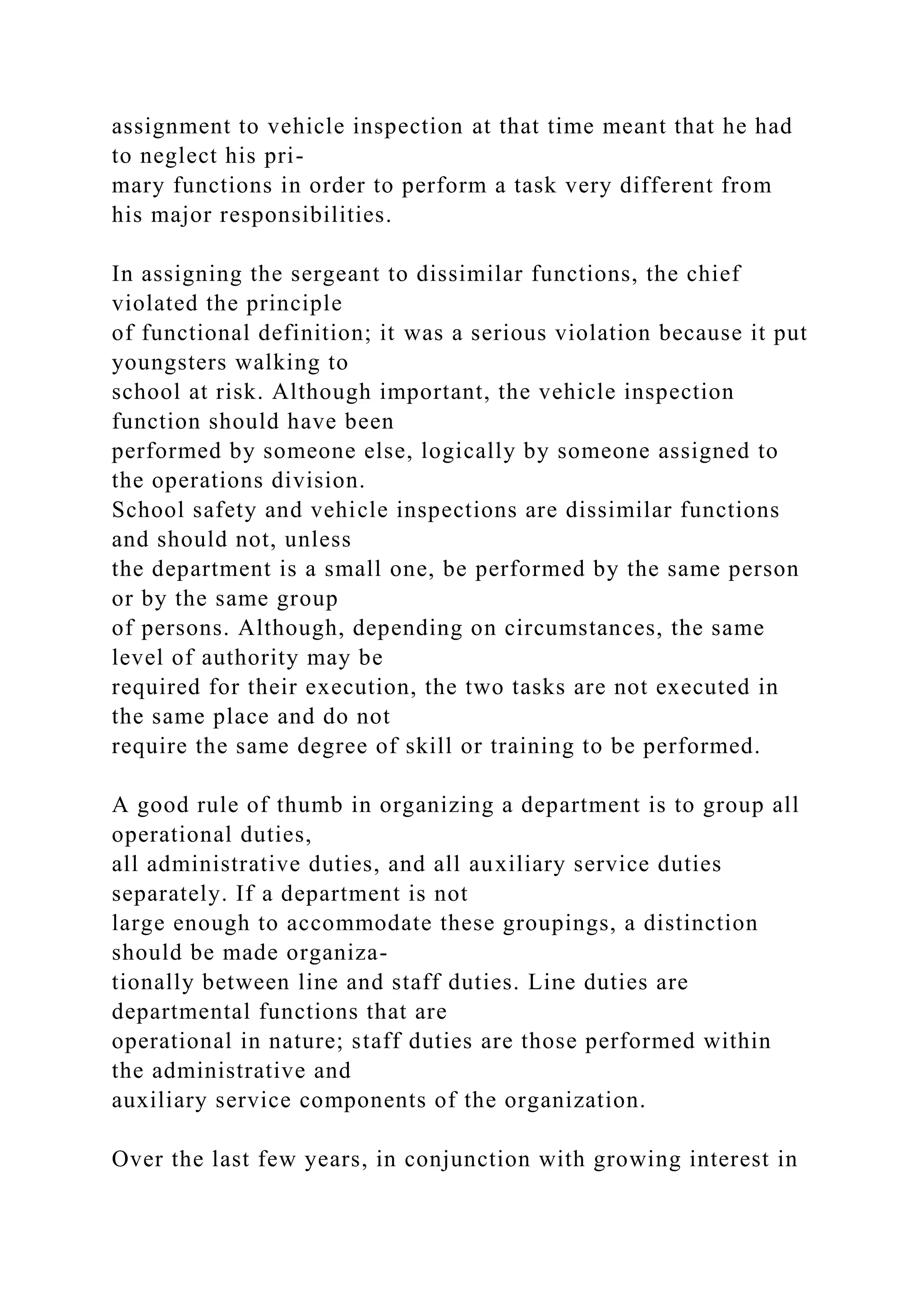 CHAPTER 5 Principles and Policies in the Police Organizatio.docx
