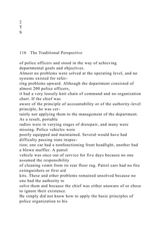 CHAPTER 5 Principles and Policies in the Police Organizatio.docx