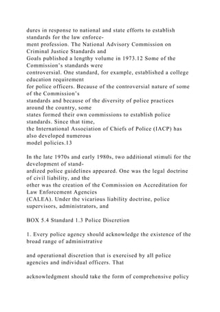 CHAPTER 5 Principles and Policies in the Police Organizatio.docx
