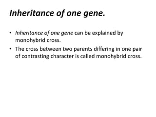 Chapter 5 principles of inheritance and variation | PPTX