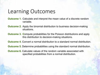 Probability Distribution, binomial distribution, poisson distribution ...