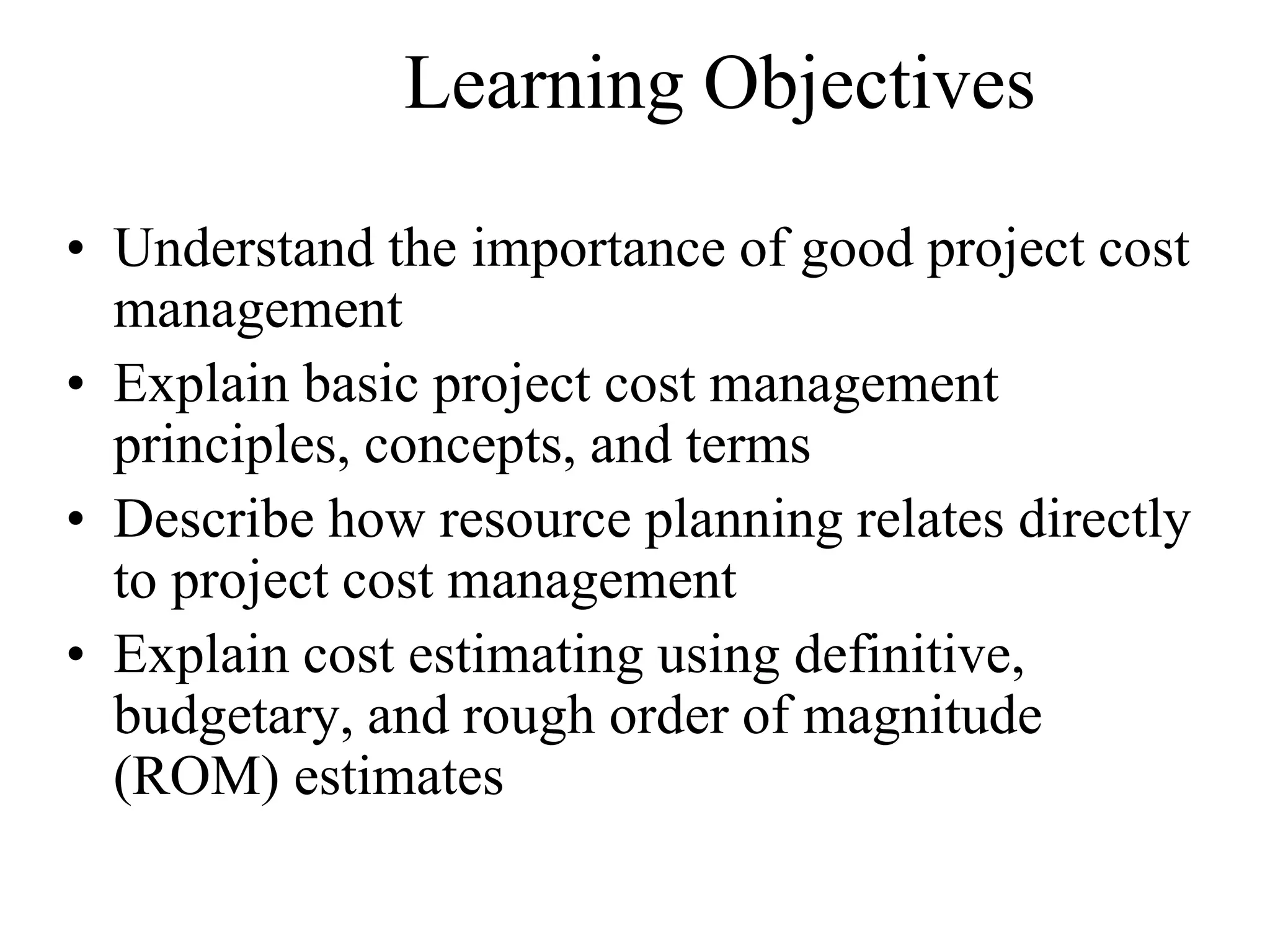 Chapter 5 Project Cost Management.ppt