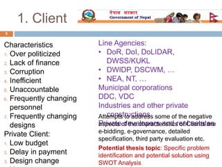 Construction Management in Developing Countries, Lecture 5 | PPTX