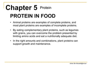 Chapter 5 protein.ppt