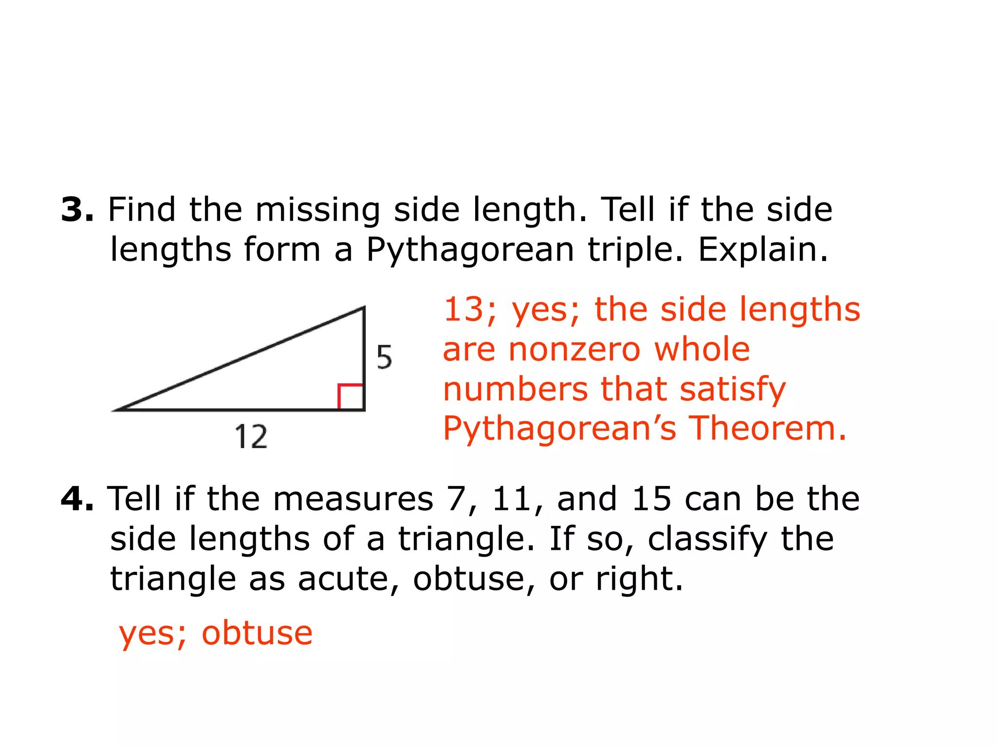 Chapter 5 pythag day 2 | PPTX