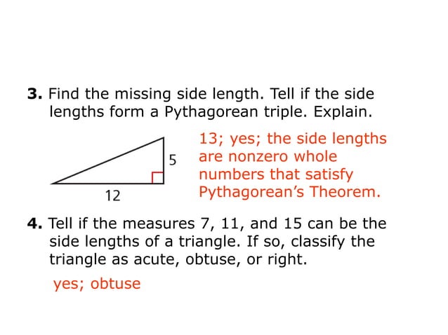 Chapter 5 pythag day 2 | PPT