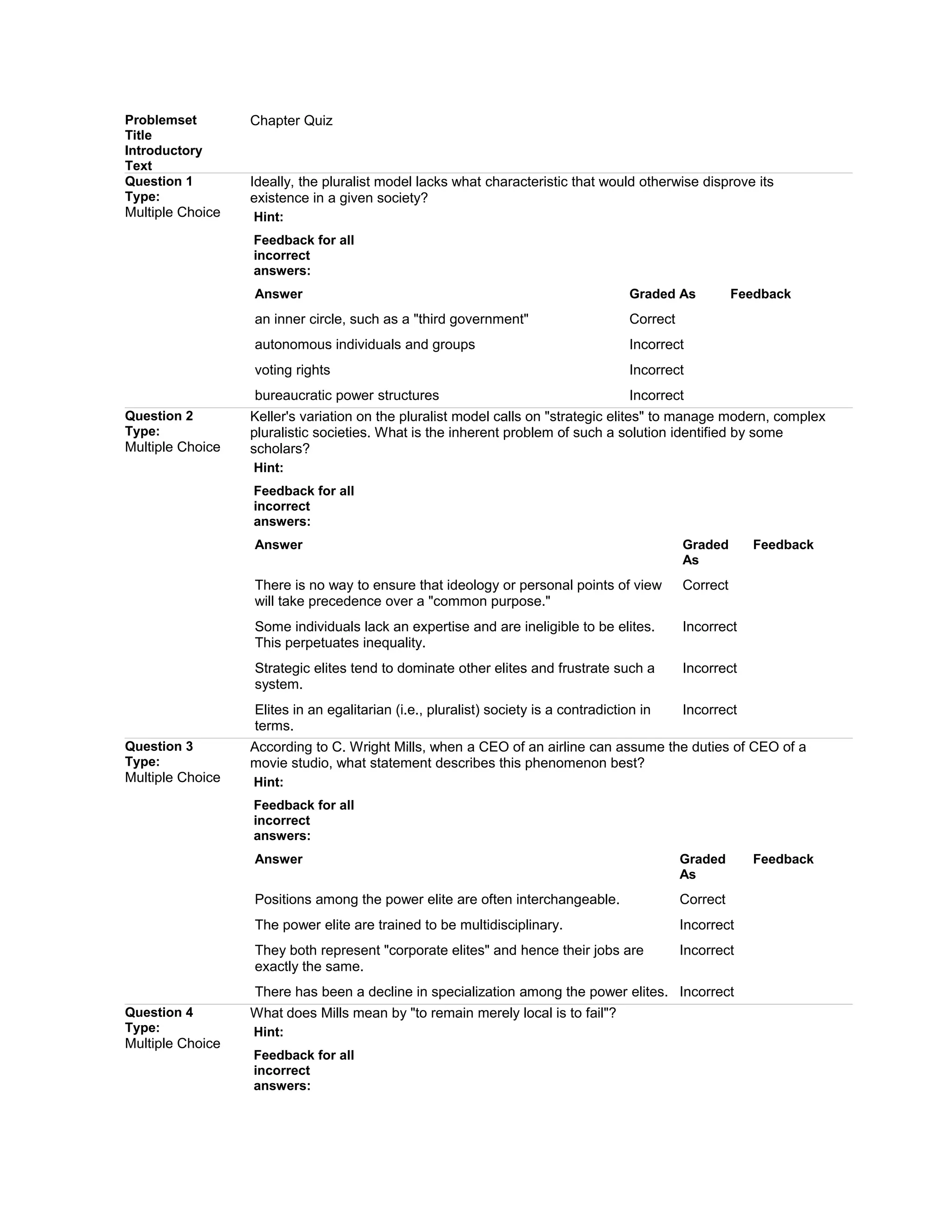 Chapter 5 quiz | PDF