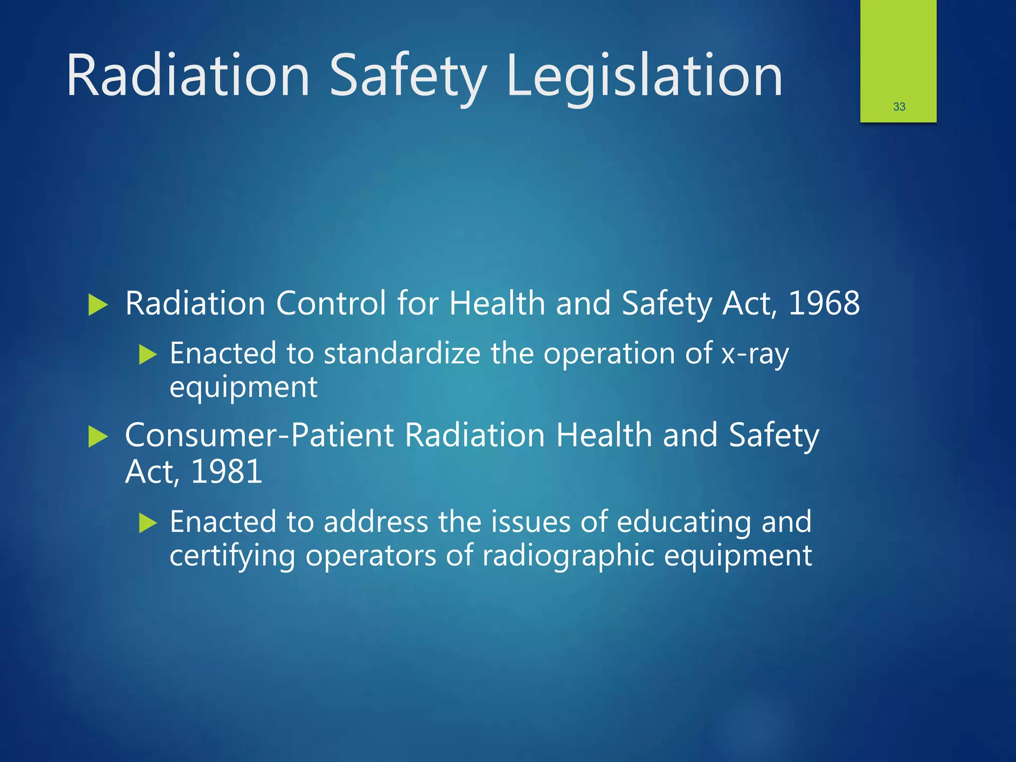 Chapter 5: Radiation Protection | PPT