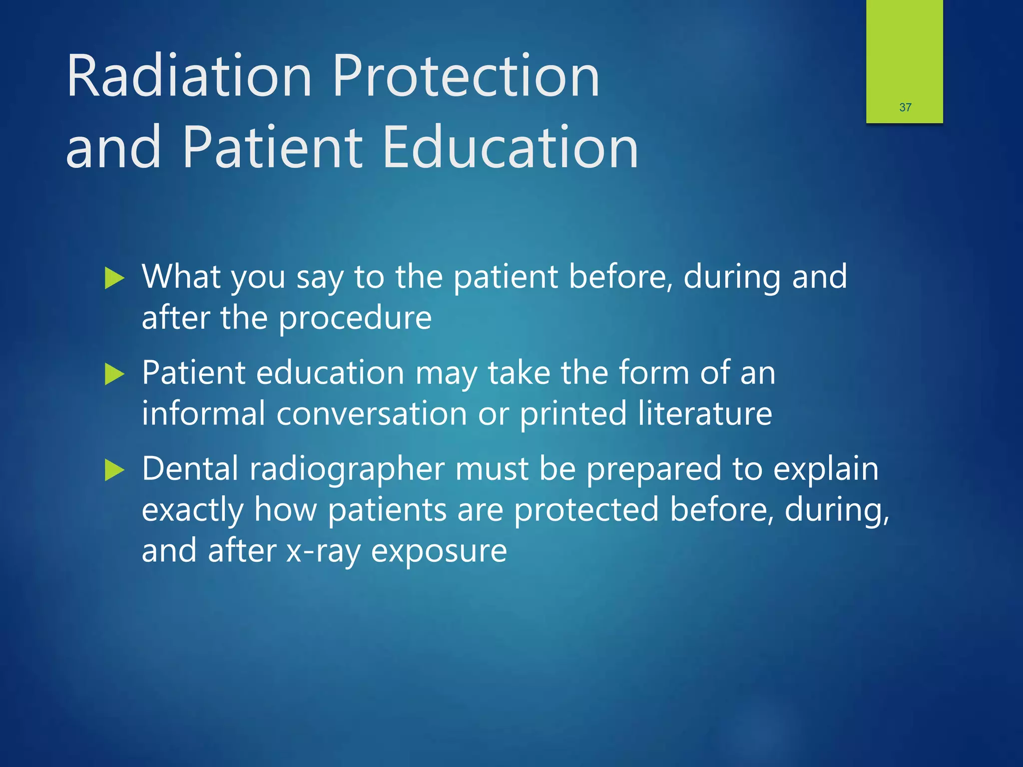 Chapter 5: Radiation Protection | PPT