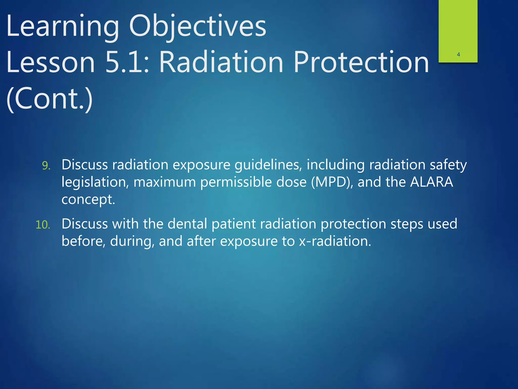 Chapter 5: Radiation Protection | PPT