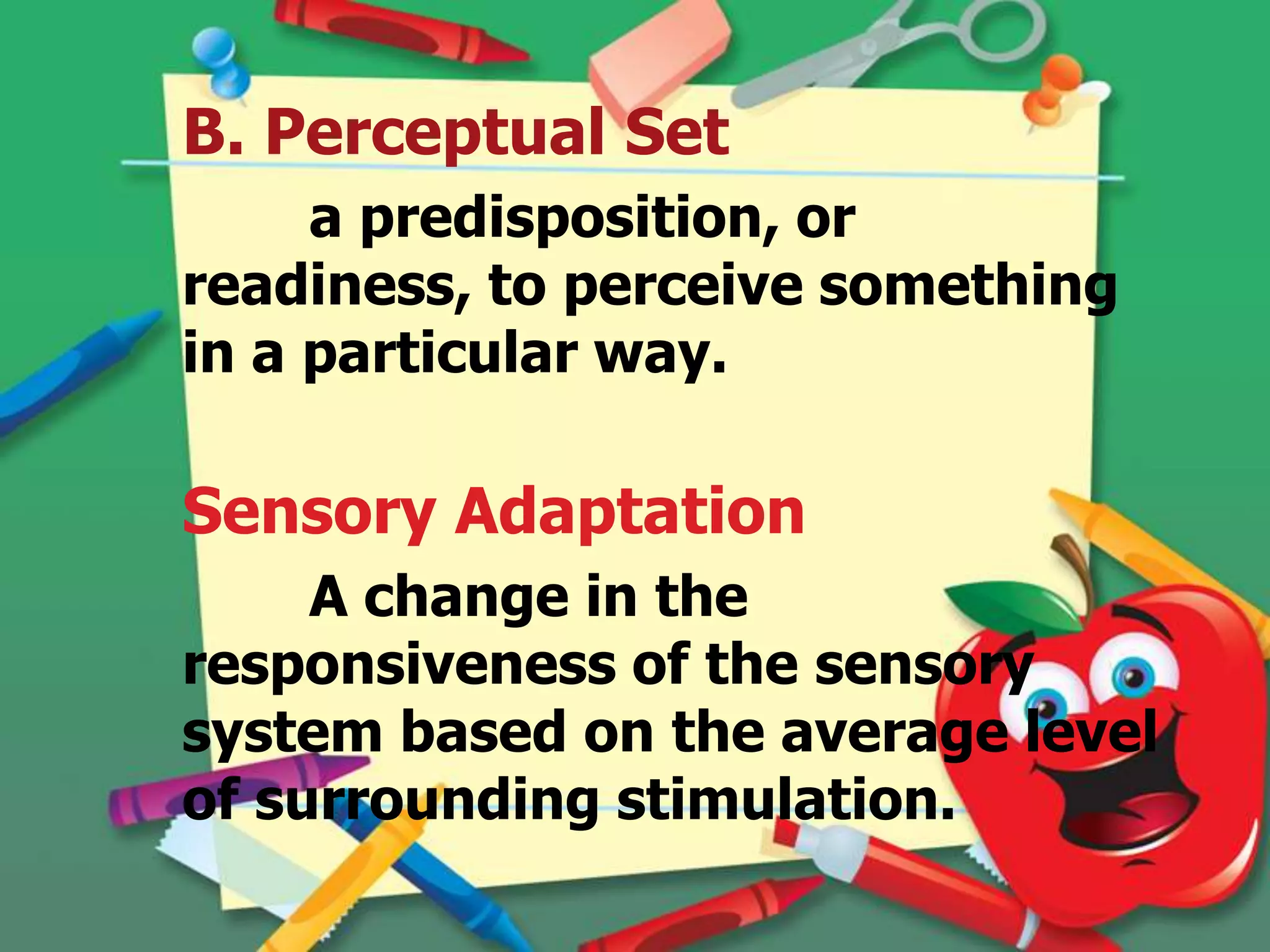 SENSATION AND PERCEPTION Psychology | PPTX