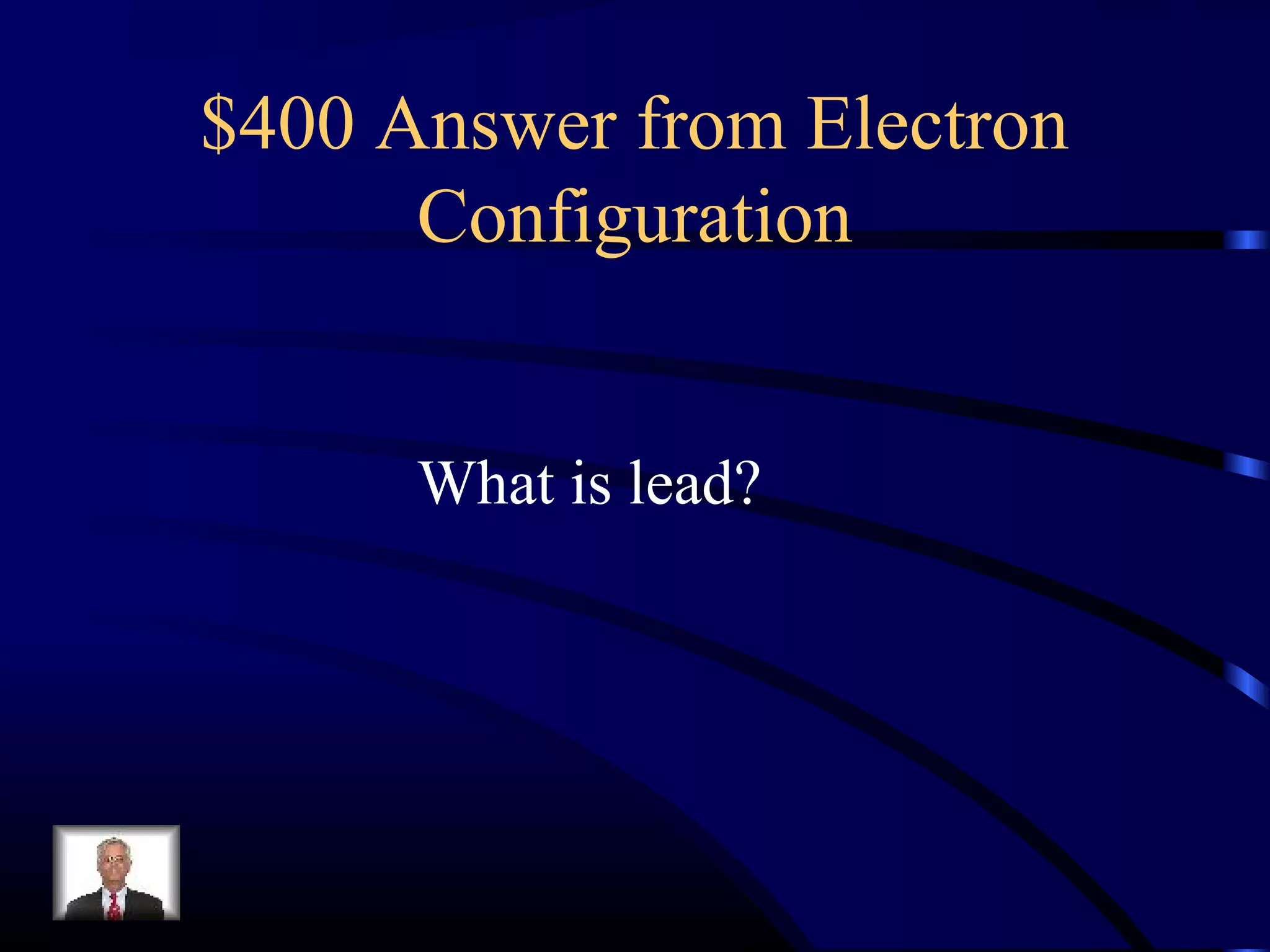 Chapter 5 review jeopardy reg modern chem | PPT