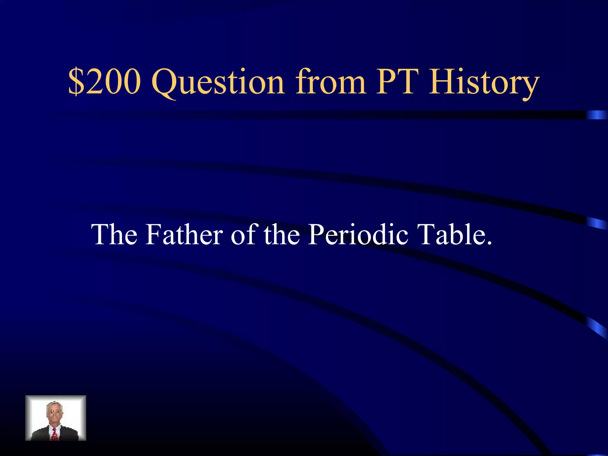 Chapter 5 review jeopardy reg modern chem | PPT