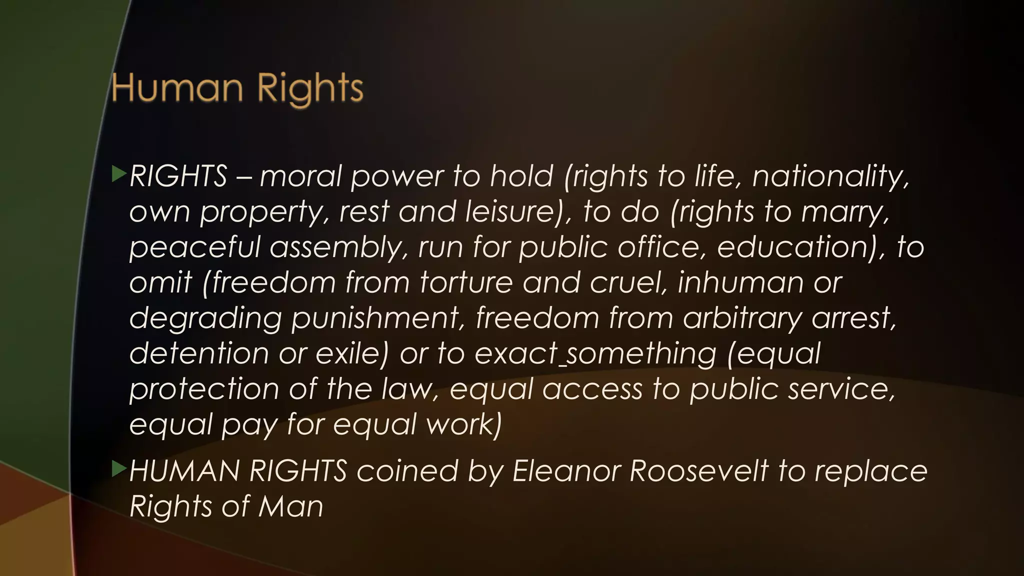What Is rights | PPT