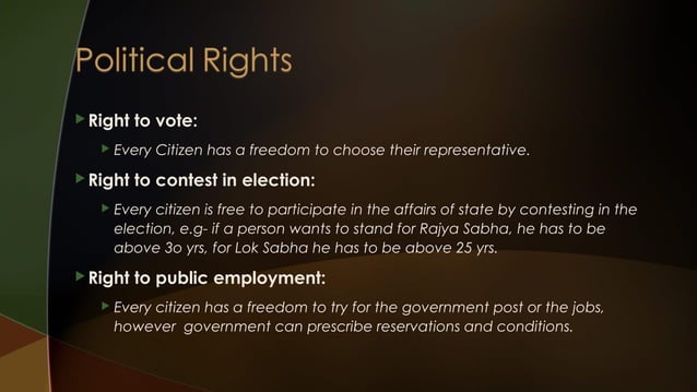What Is rights | PPT | Political Issues & policy | Politics