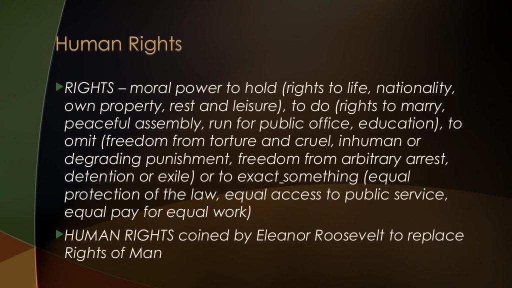 What Is rights
