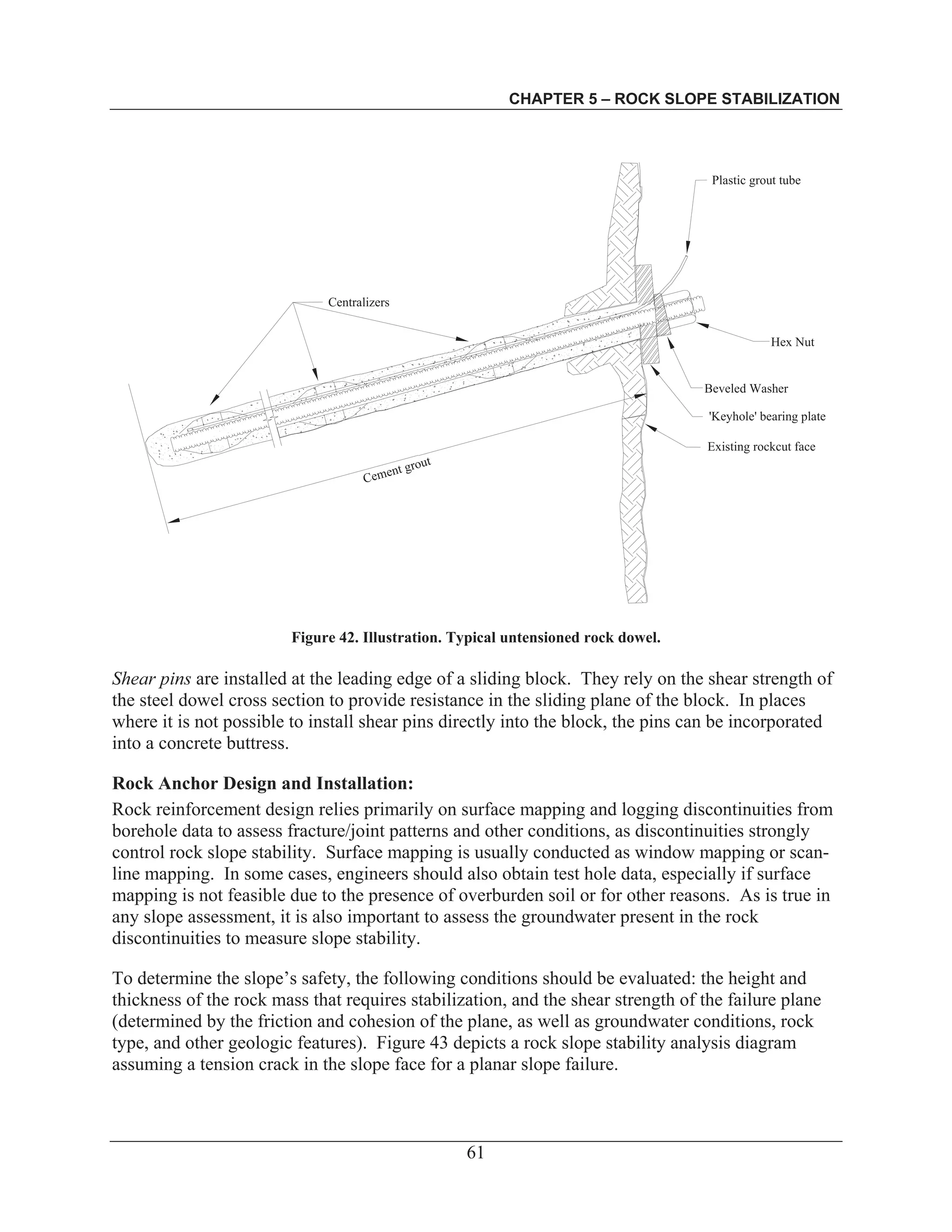 Chapter 5 rock_slope_stabilization | PDF