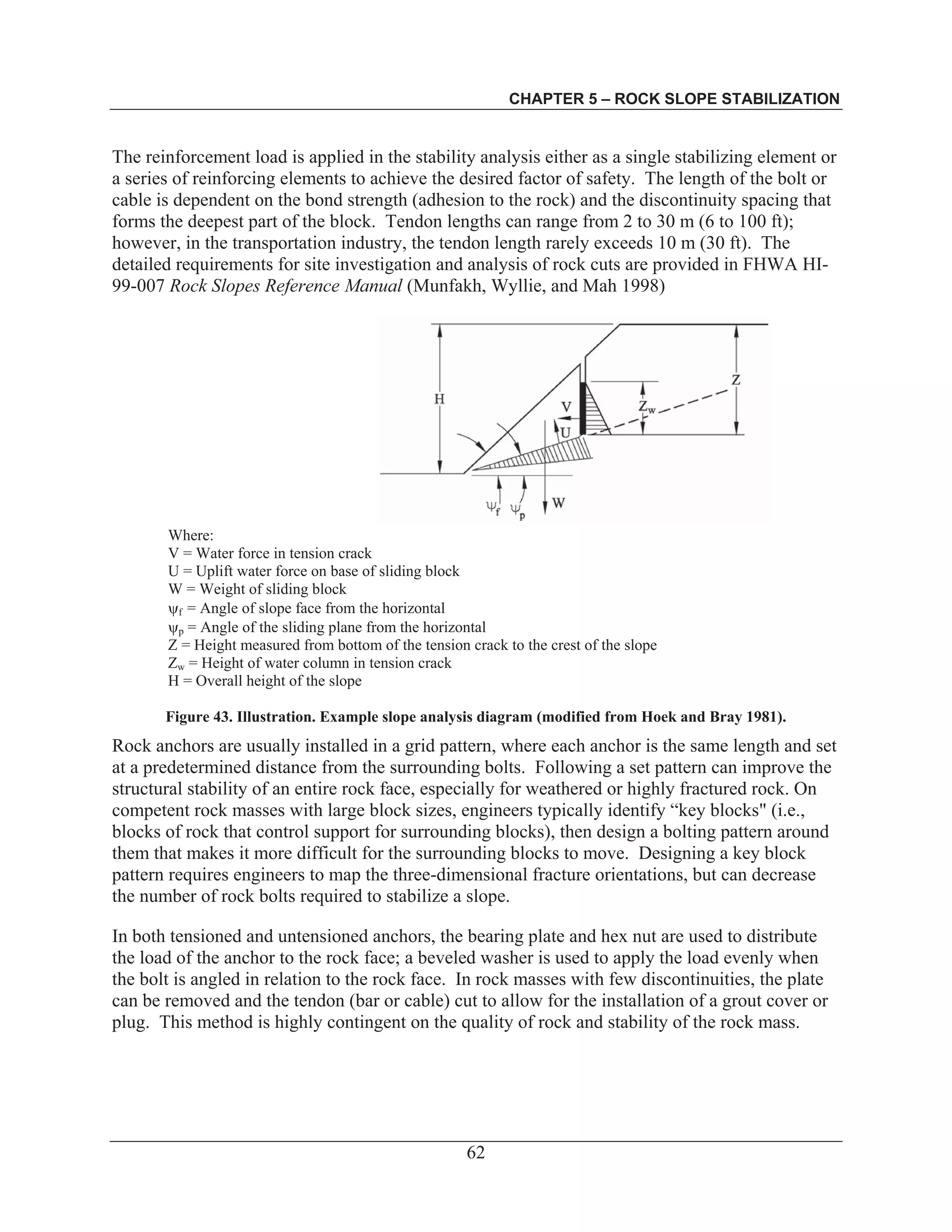 Chapter 5 rock_slope_stabilization | PDF