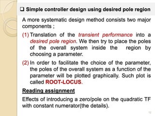 Chapter 5 root locus analysis | PPTX