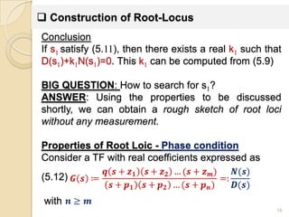 Chapter 5 root locus analysis | PPTX