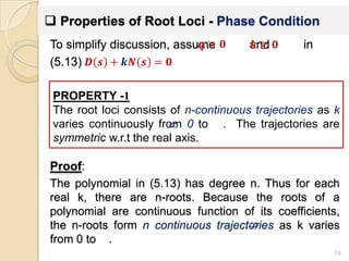 Chapter 5 root locus analysis | PPTX