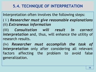 Chapter 5_Scientific Research Methods_Processing , Analysis and ...