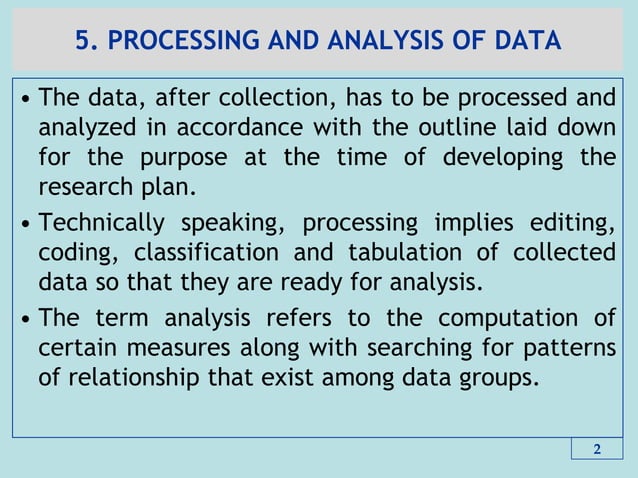 Chapter 5_Scientific Research Methods_Processing , Analysis and ...