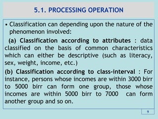 Chapter 5_Scientific Research Methods_Processing , Analysis and ...