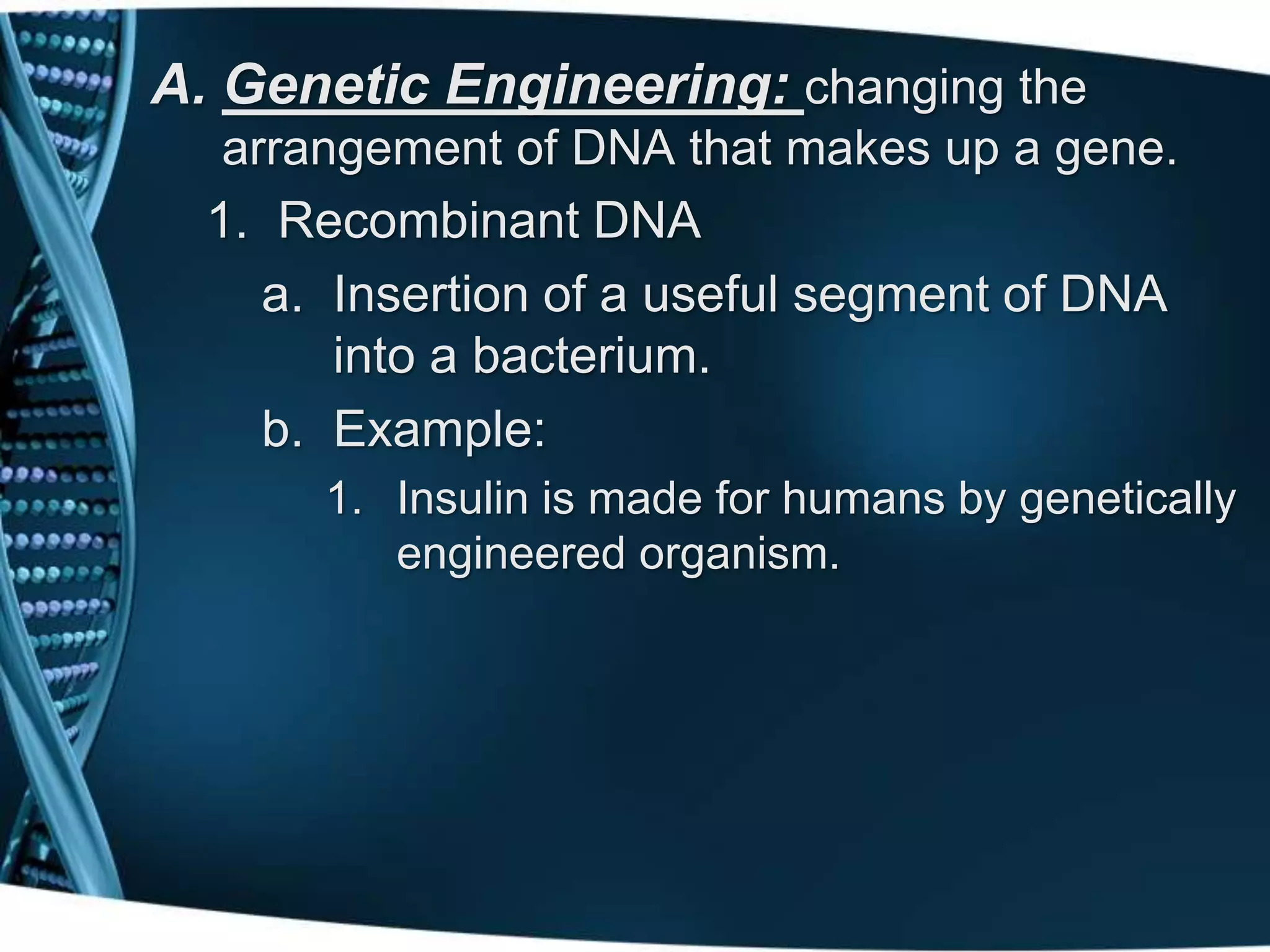Chapter 5 section 3 notes (advances is genetics) | PPTX