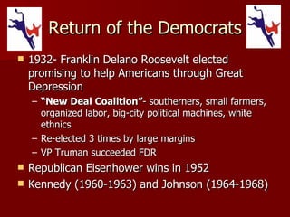 Chapter 5 section 3 (two party system in american history) | PPT