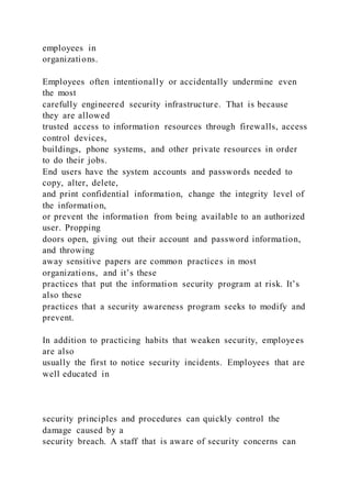 CHAPTER 5 Security Policies, Standards, Procedures, a | DOCX