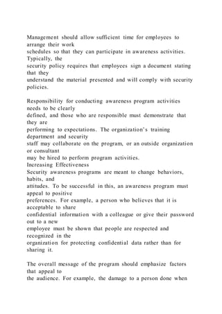 CHAPTER 5 Security Policies, Standards, Procedures, a | DOCX